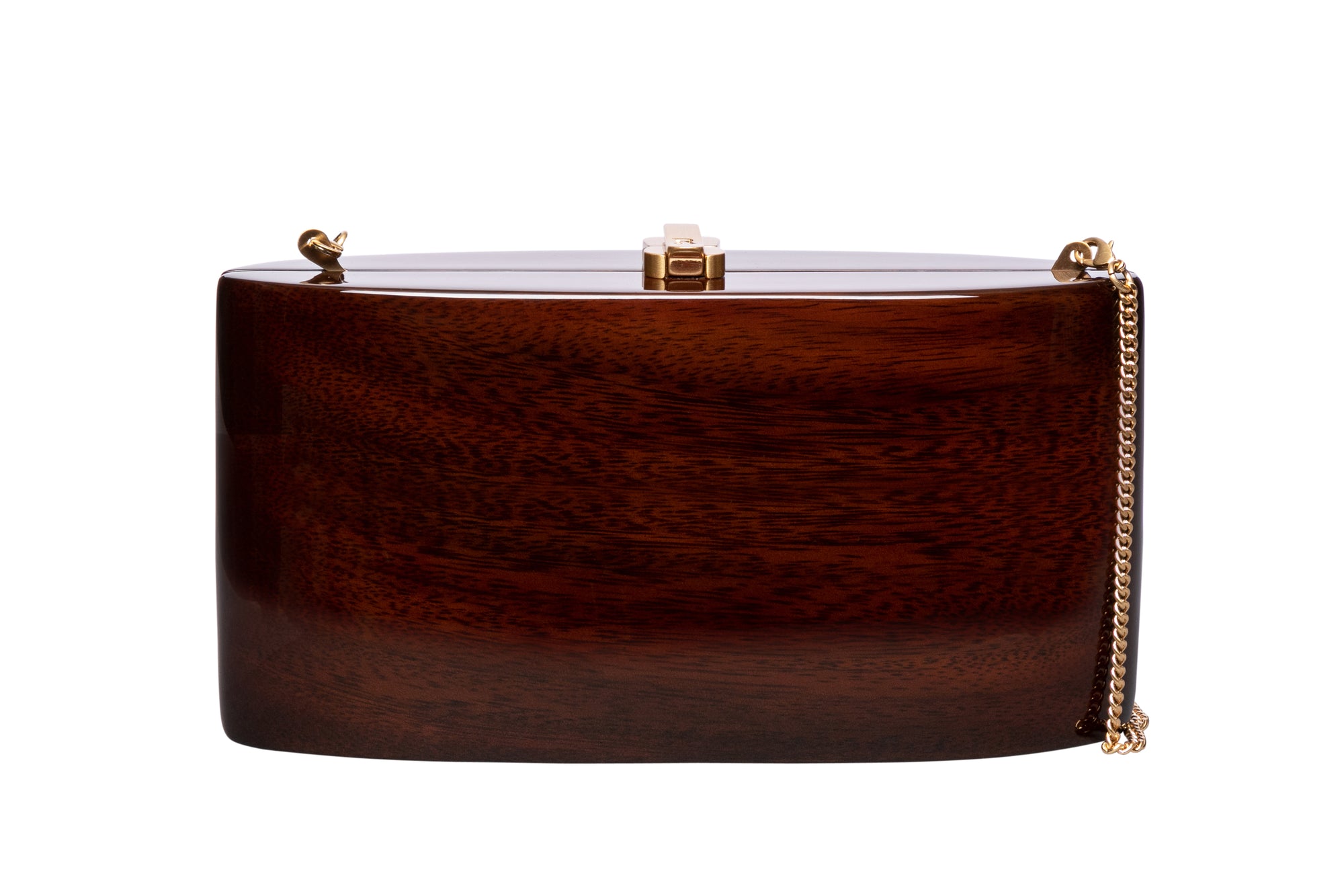 Candy Natural Wood Sculptural Clutch | ROCIO