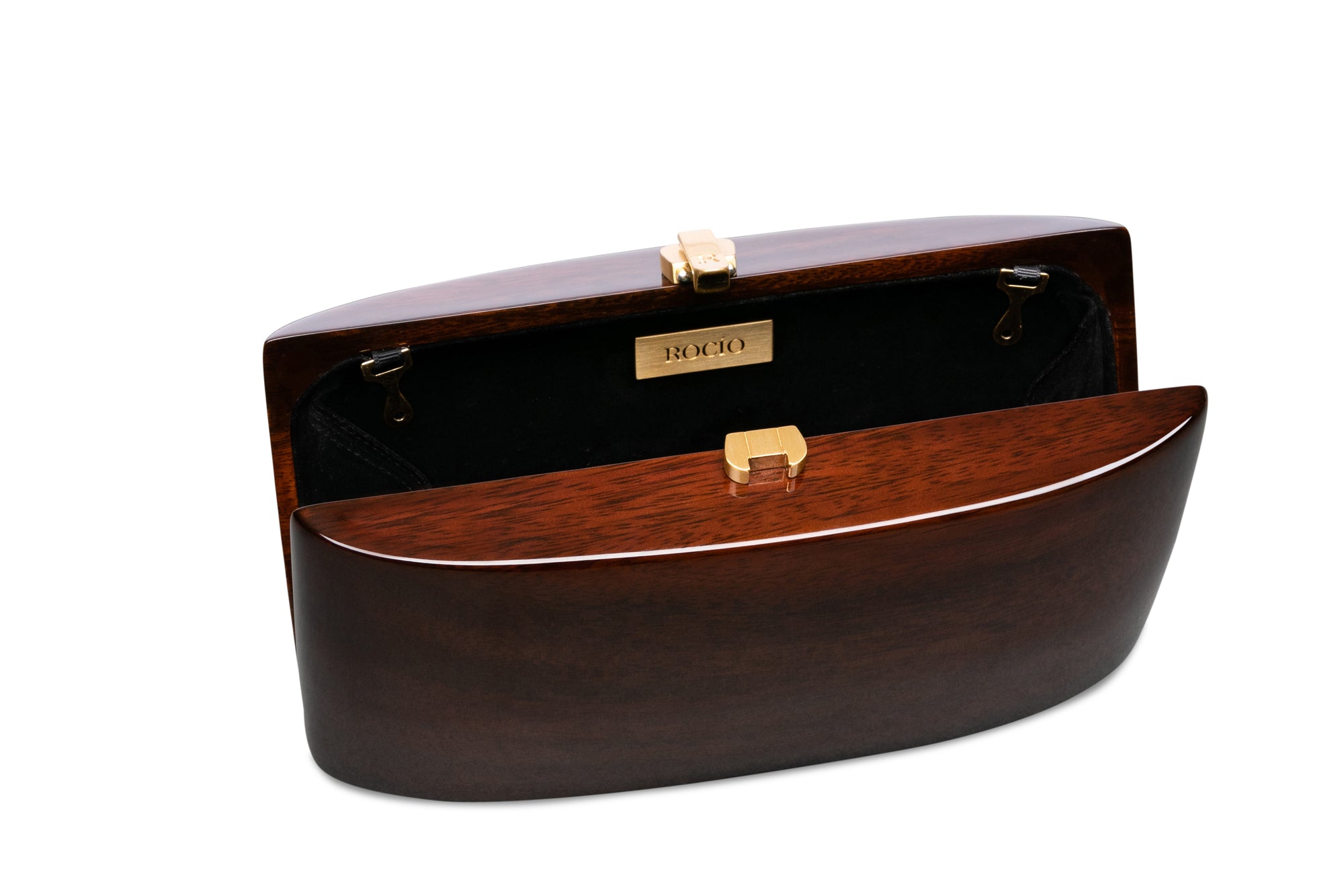 Candy Natural Wood Sculptural Clutch | ROCIO